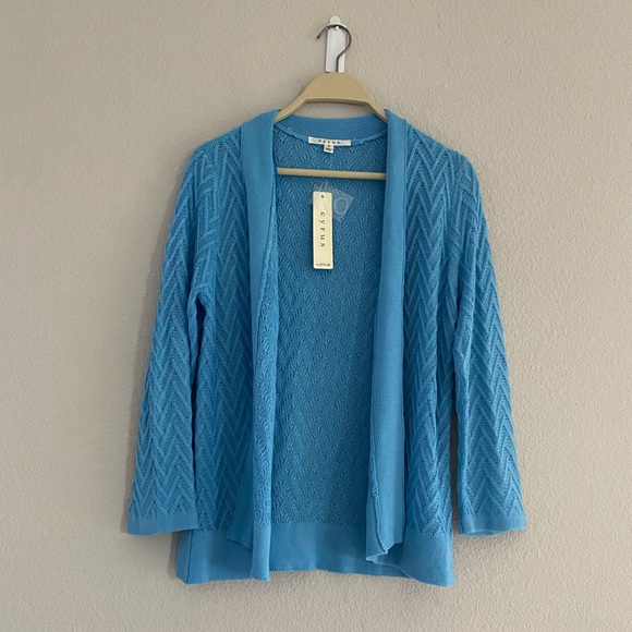 Cyrus | Sweaters | Nwt Cyrus Cardigan Blue Small Msrp 79 | Poshmark